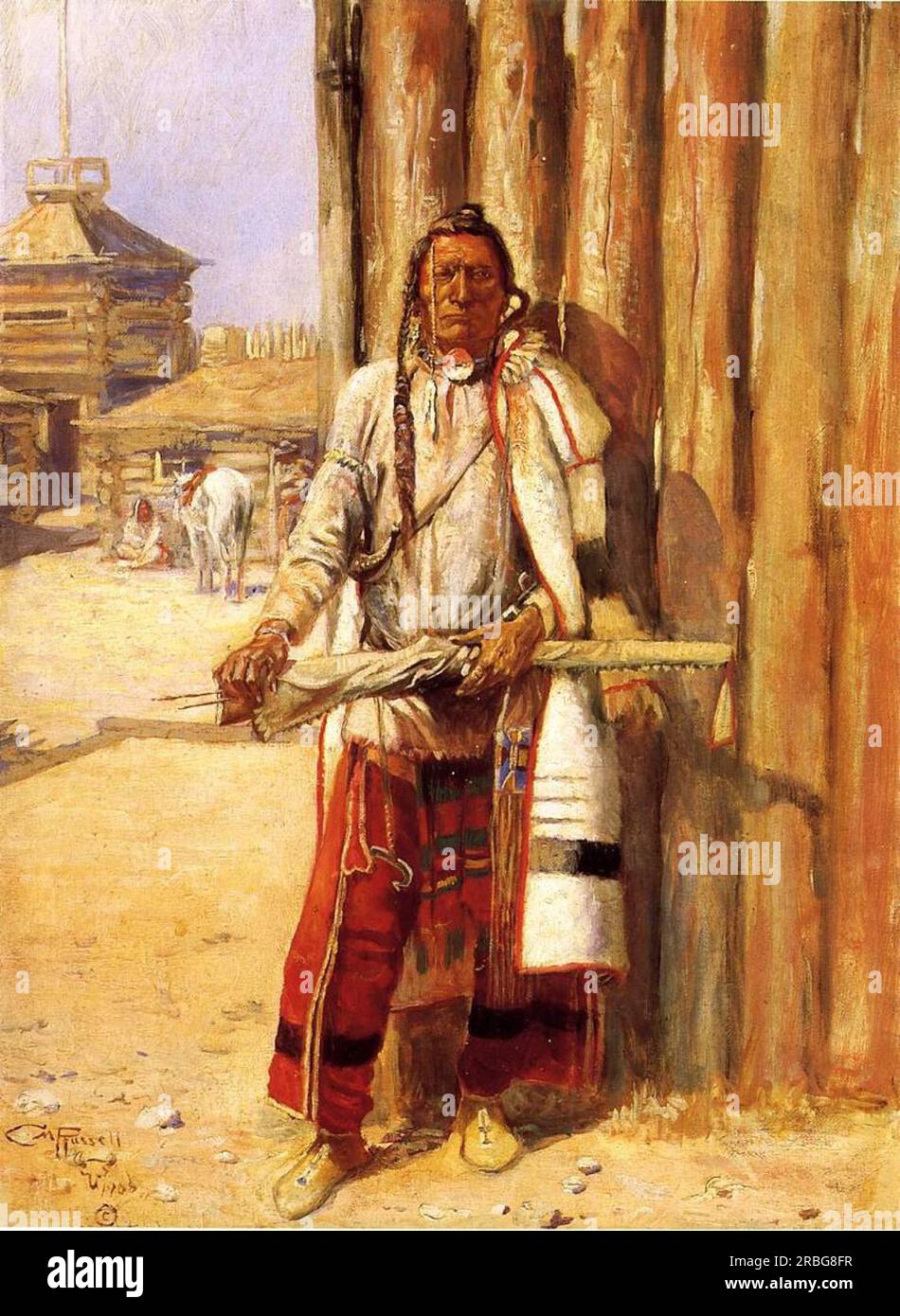 Portrait of native americans old west hi-res stock photography and ...