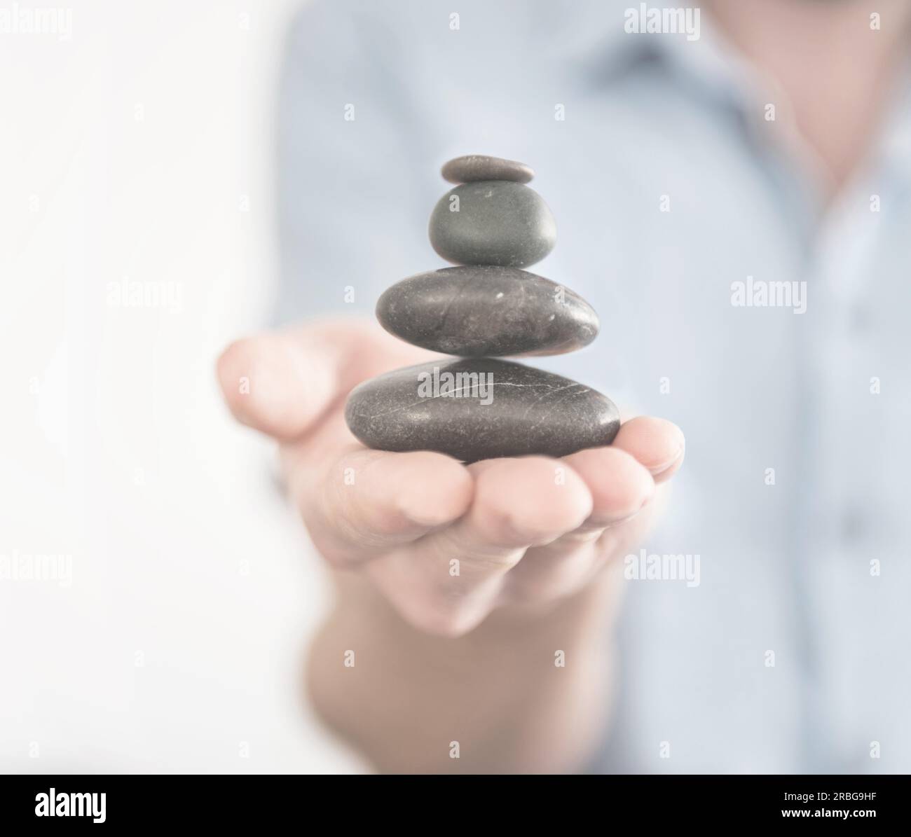Hand balance hi-res stock photography and images - Alamy