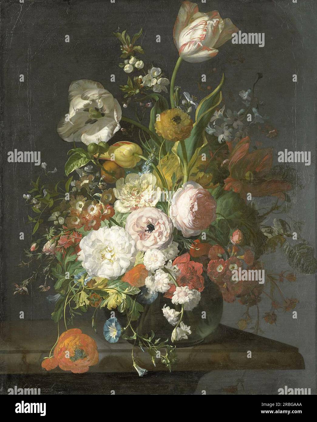 Rachel ruysch flowers in glass hi-res stock photography and images - Alamy