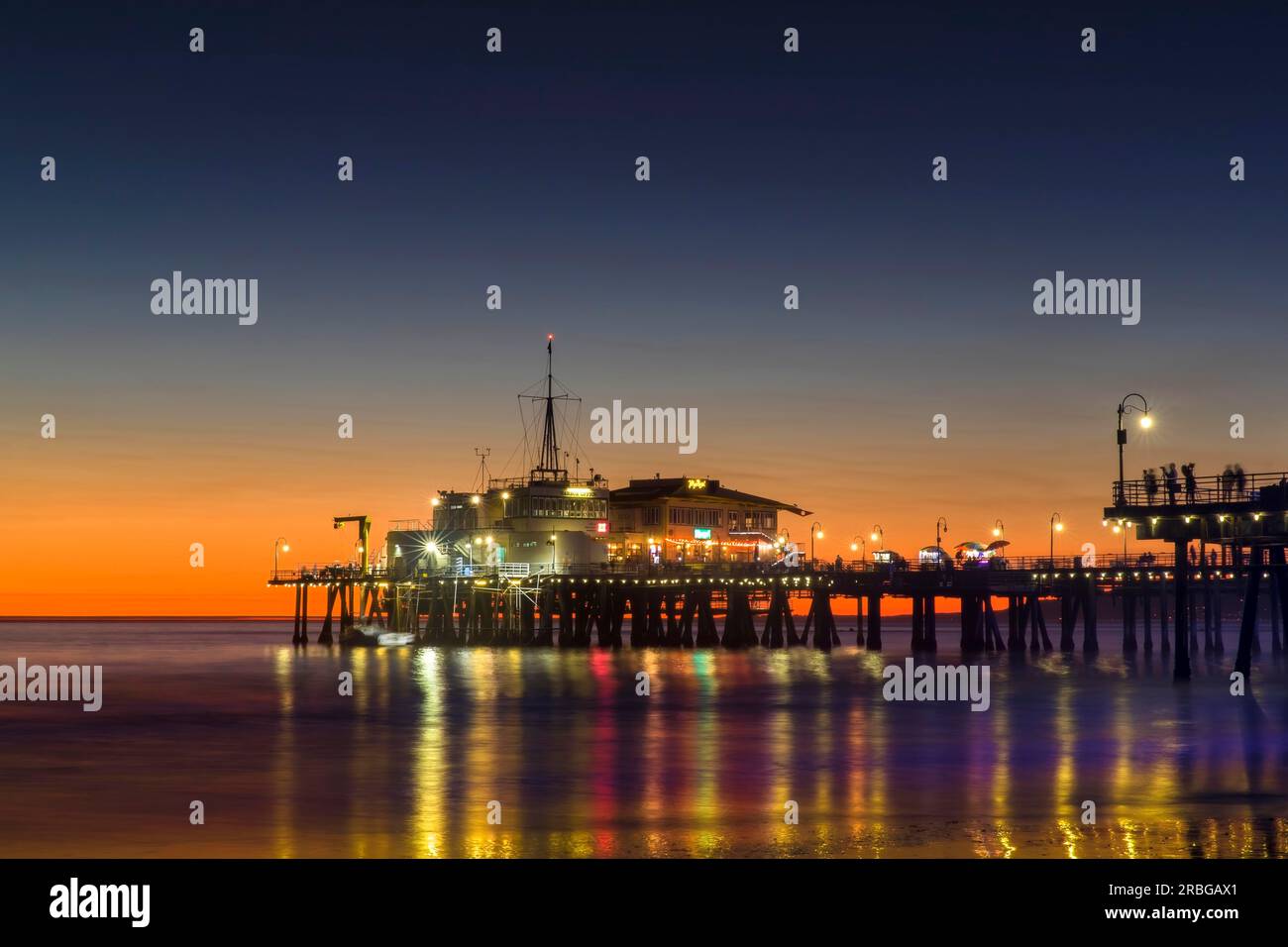 Route 66 santa monica pier hi-res stock photography and images - Alamy