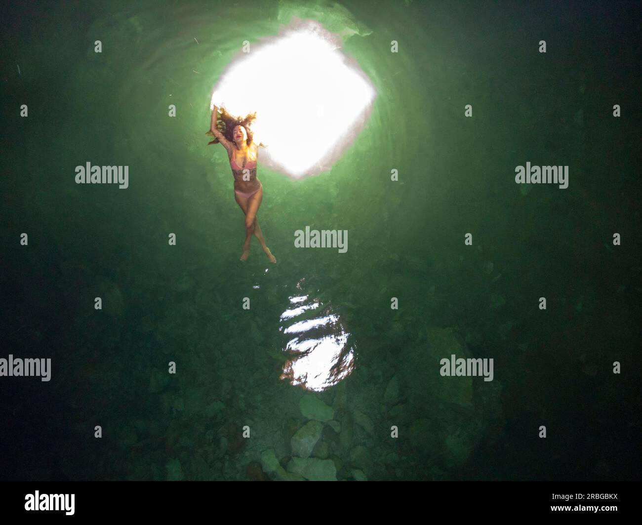 Bikini brunette hi-res stock photography and images - Alamy