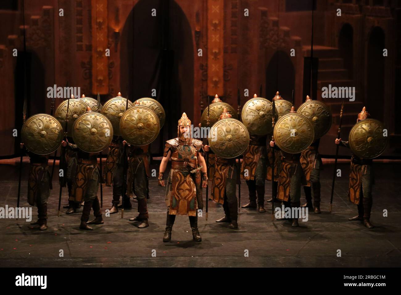 July 9, 2023, Tehran, Tehran, Iran: Iranian actors perform in Haft-Khan ...