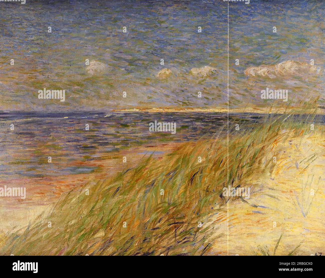 The Dunes Zwin, Knokke 1887 by Theo van Rysselberghe Stock Photo - Alamy