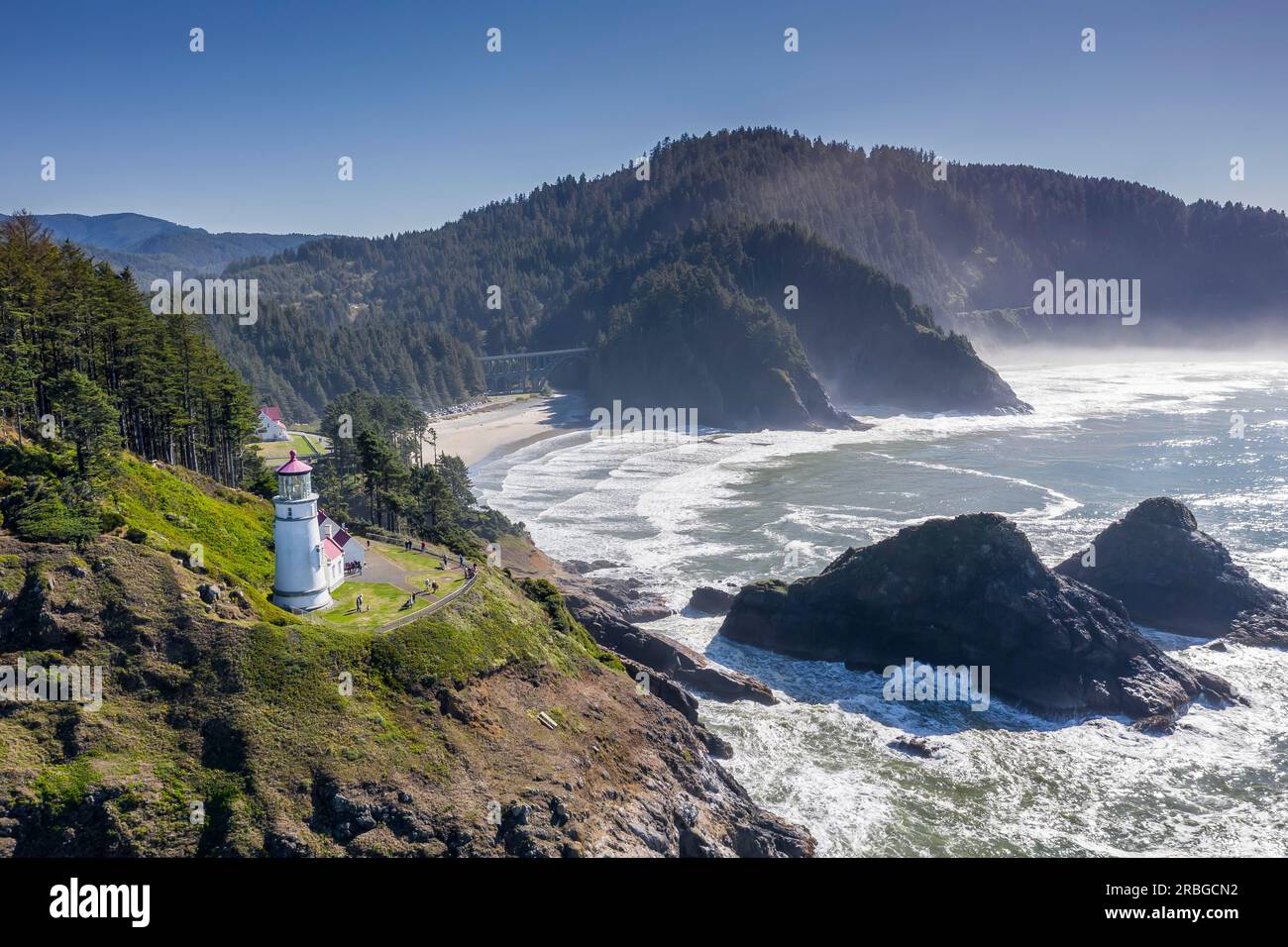 Generic outdoor views of the Oregon coastline Stock Photo - Alamy