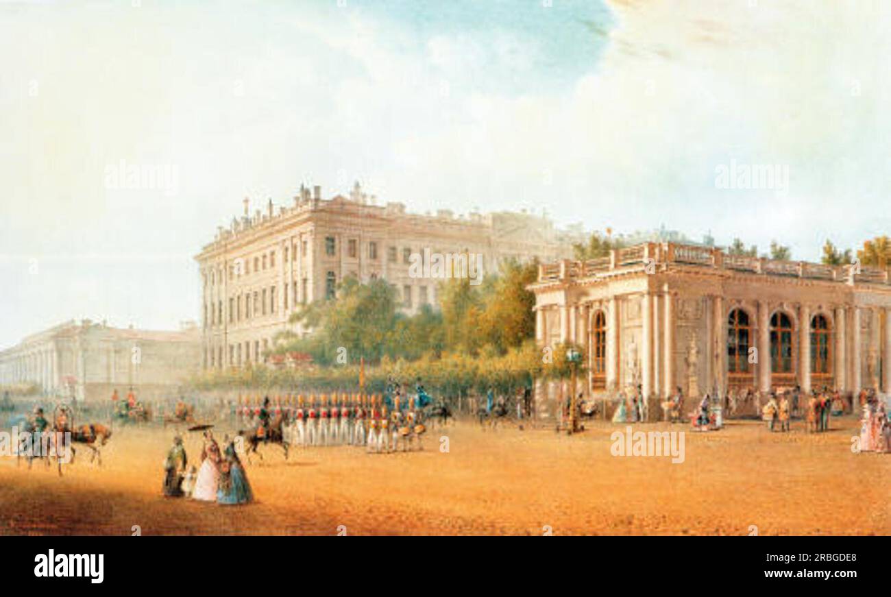 Anichkov palace hi-res stock photography and images - Alamy