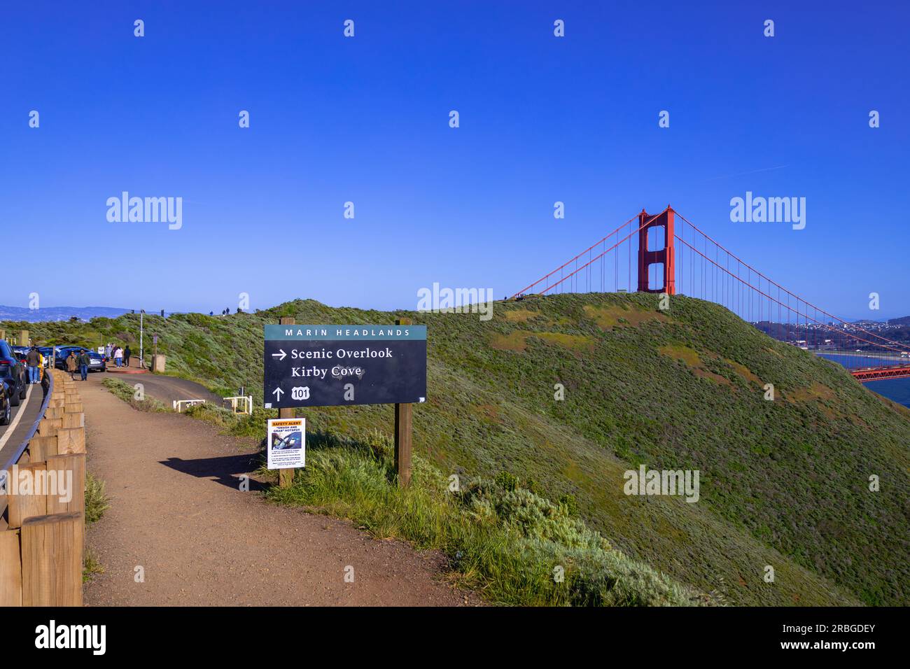 San Francisco,CA,USA. April 16, 2023 : Vehicle break-in sign at Golden ...