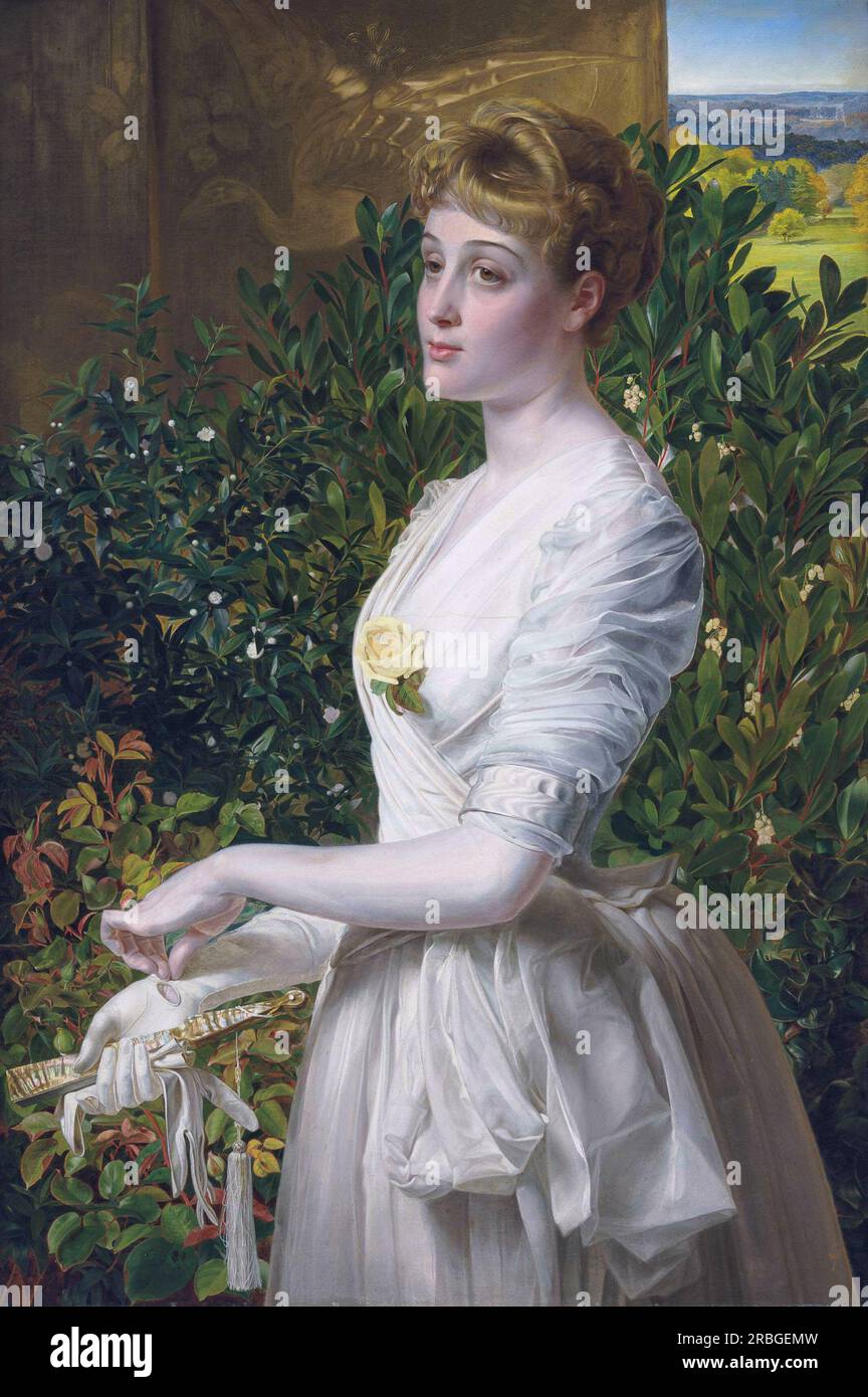 Julia Smith Caldwell 1890 by Frederick Sandys Stock Photo - Alamy