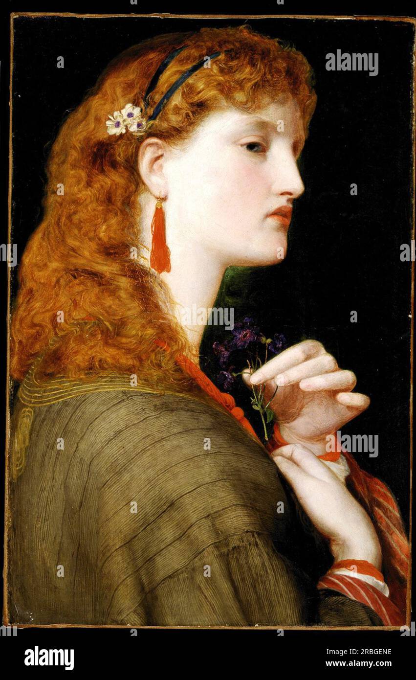 May Margaret 1866 by Frederick Sandys Stock Photo - Alamy