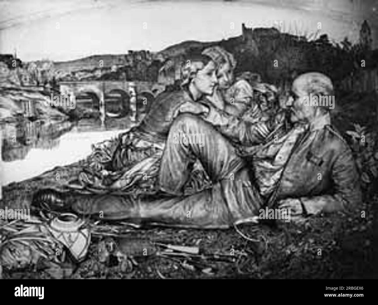 Autumn 1860 by Frederick Sandys Stock Photo - Alamy