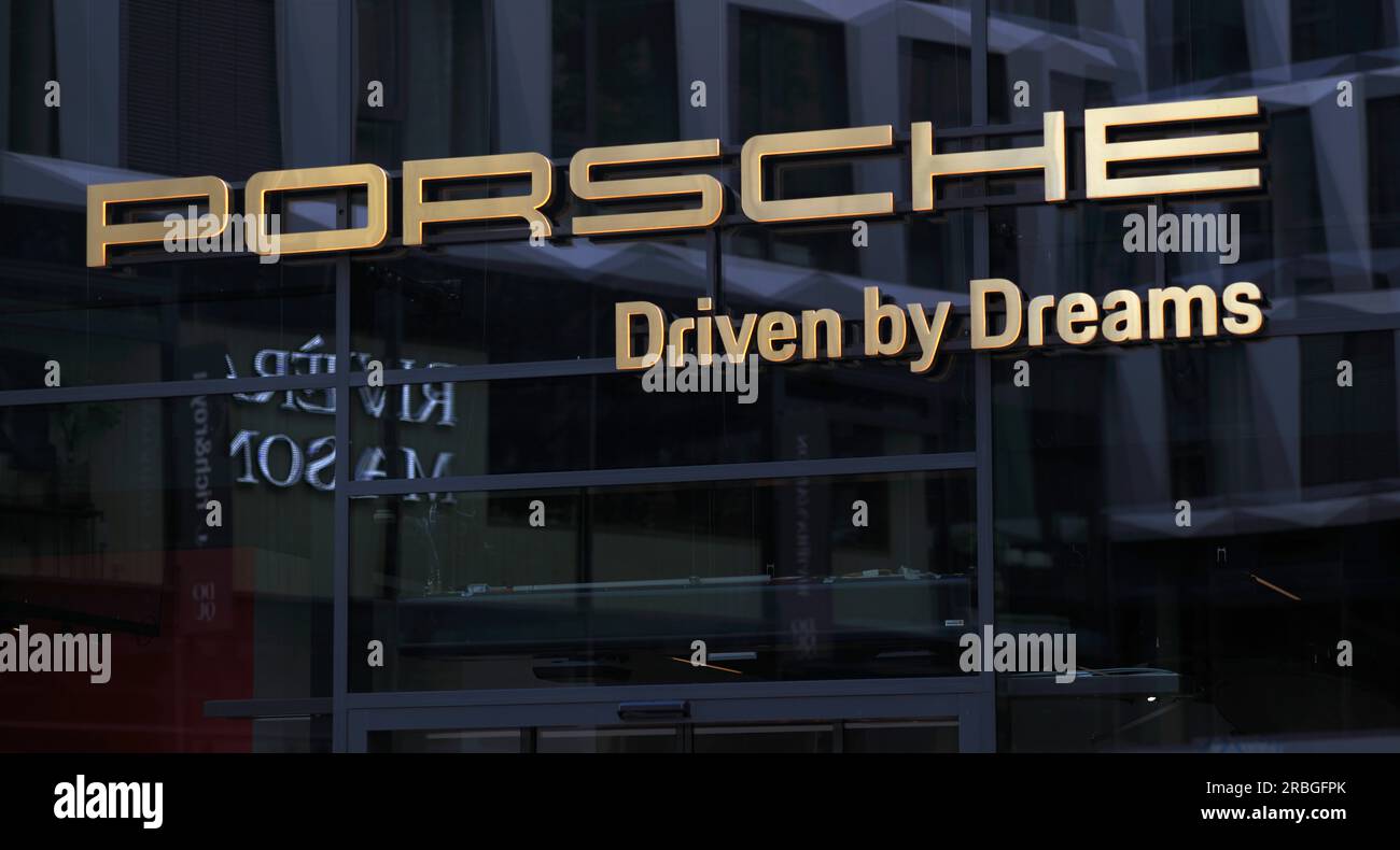 Porsche Brand Store, Logo, Retail Store, Dorotheen Quartier, Stuttgart ...