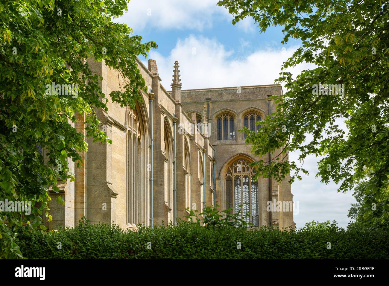 Collegiate Church of Holy Trinity, Tattershall, Lincolnshire, UK Stock ...