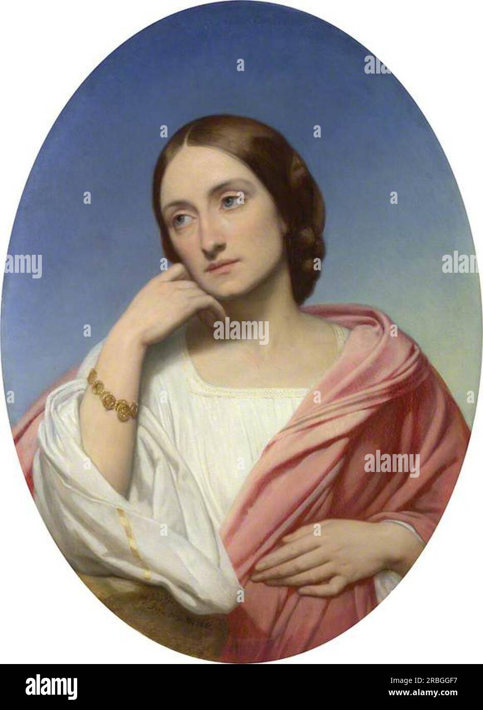 Mrs Robert Hollond 1851 by Ary Scheffer Stock Photo - Alamy