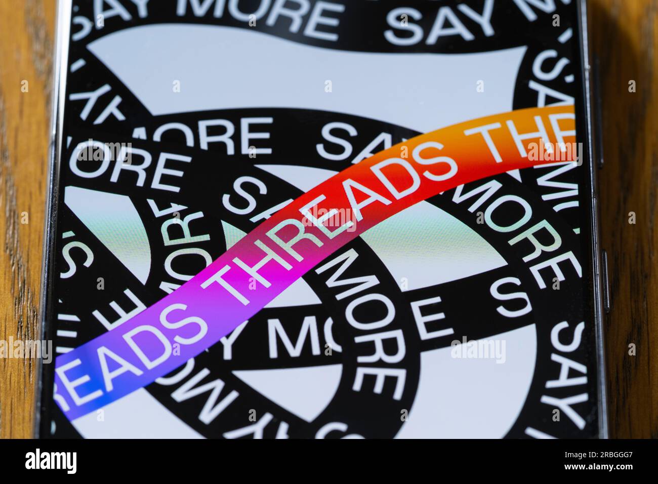 Threads, an Instagram app by Meta, startup / loading screen showing the ...