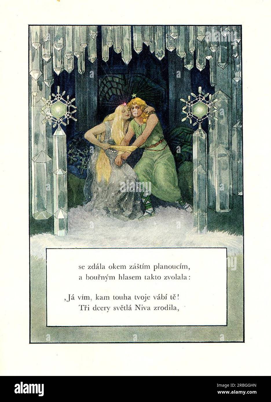 Illustration for Vyšehrad by Artuš Scheiner Stock Photo - Alamy