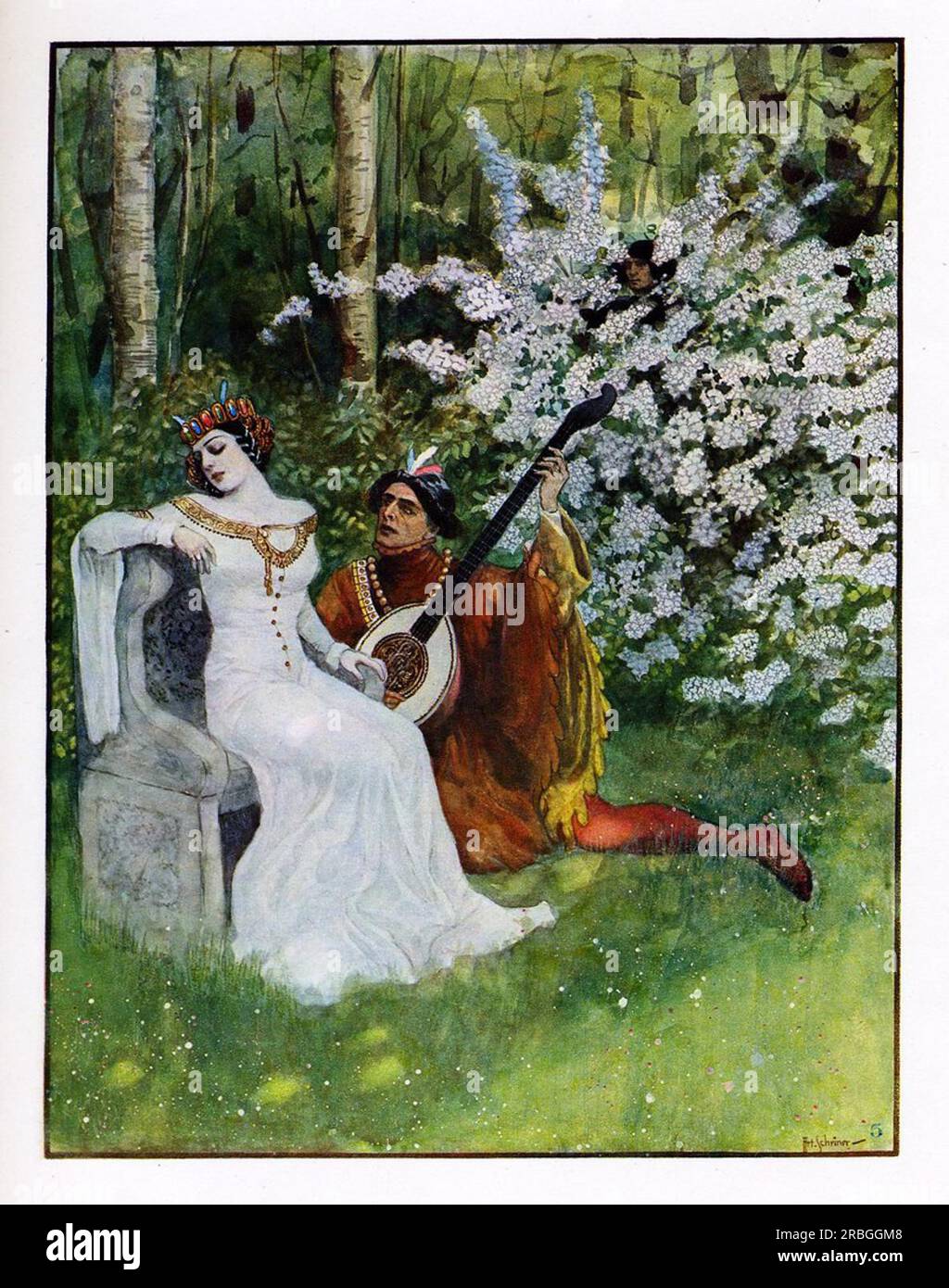 Illustration for Romance About The Faithful Friendship Of Amis And Amil ...
