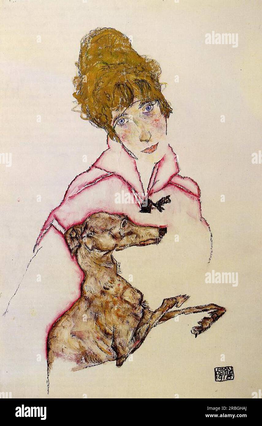 Egon schiele edith schiele hi-res stock photography and images - Alamy