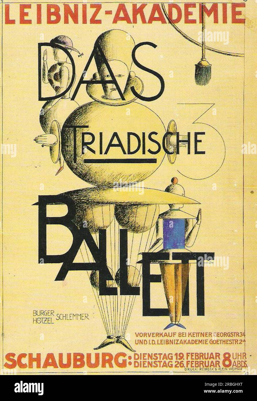 The Triadic Ballet by Oskar Schlemmer Stock Photo - Alamy