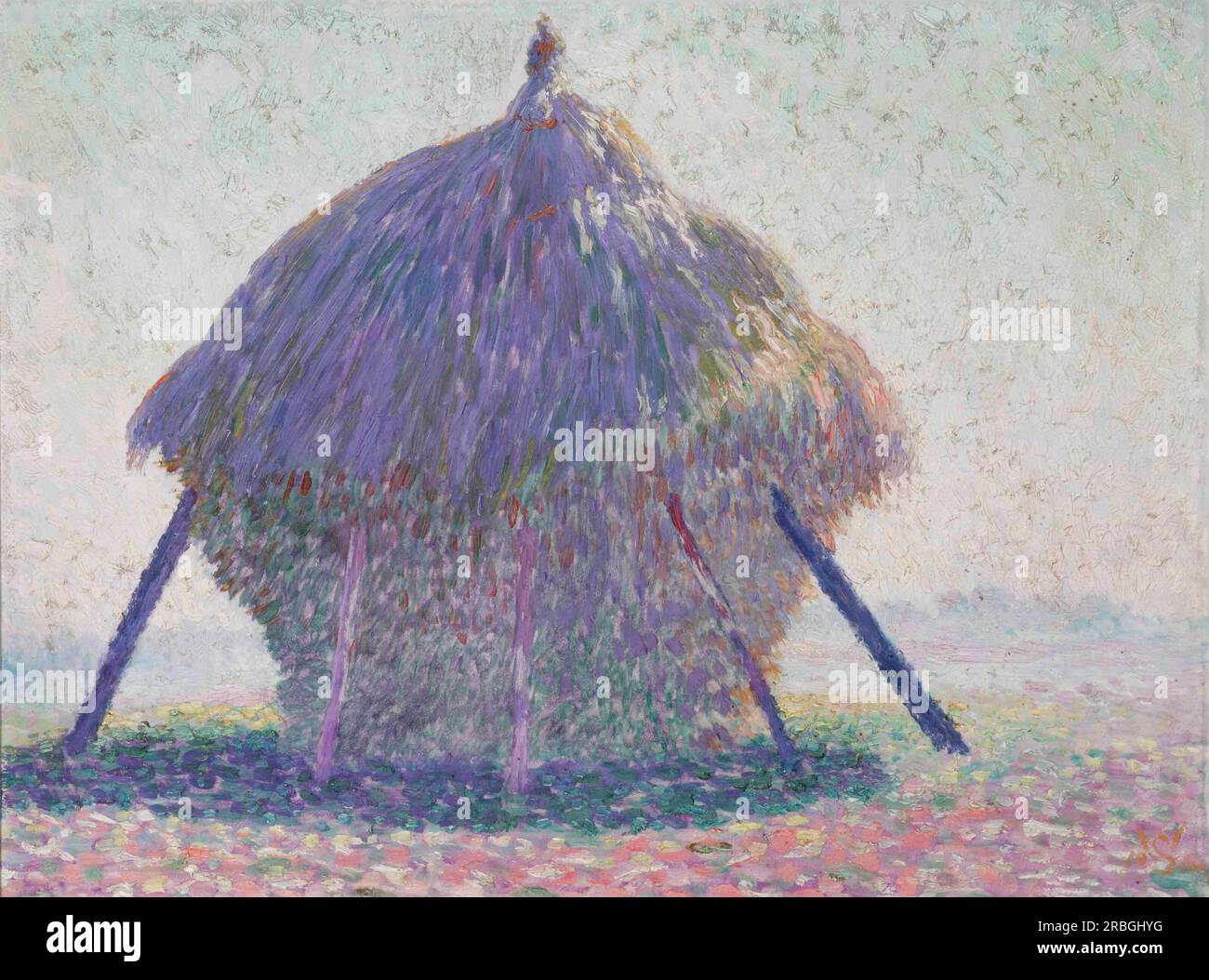 The Haystack by Willy Schlobach Stock Photo - Alamy