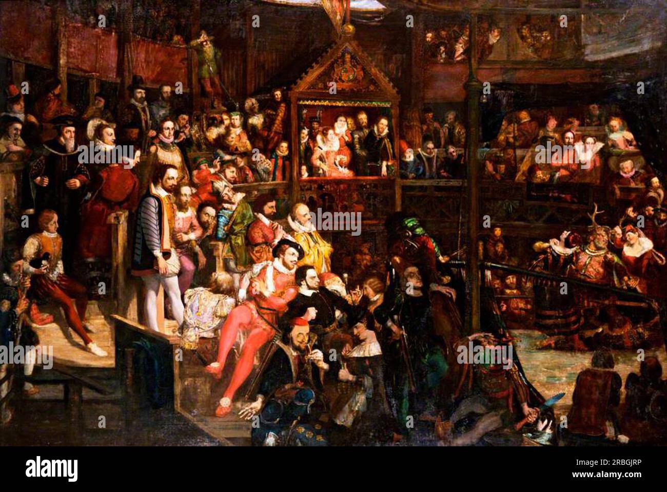 The globe theatre painting hi-res stock photography and images - Alamy