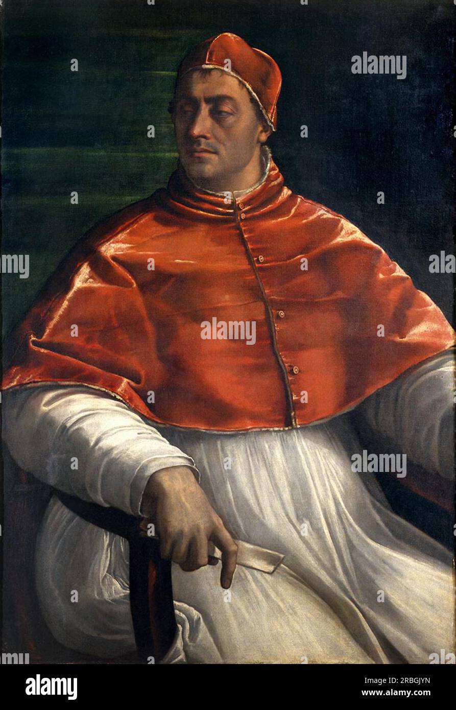 Pope Clement VII 1526 by Sebastiano del Piombo Stock Photo - Alamy