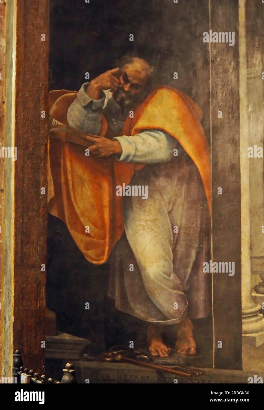 St. Peter by Sebastiano del Piombo Stock Photo - Alamy