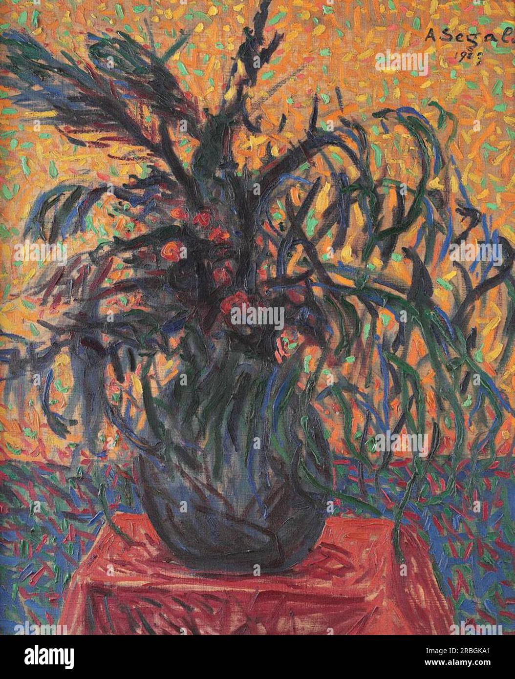 Flori de salcie 1909 by Arthur Segal Stock Photo - Alamy