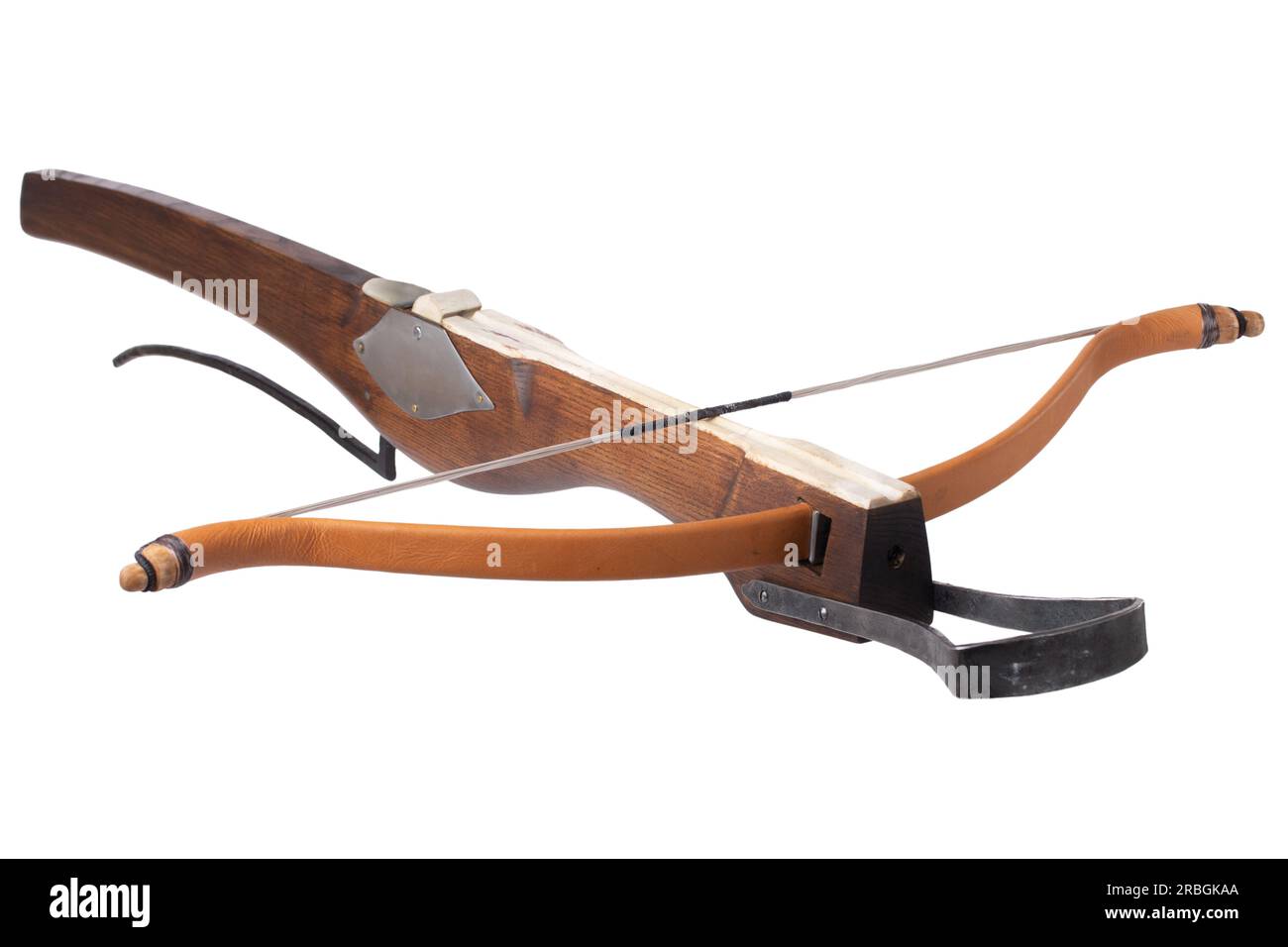 vintage crossbow isolated on white background Stock Photo - Alamy