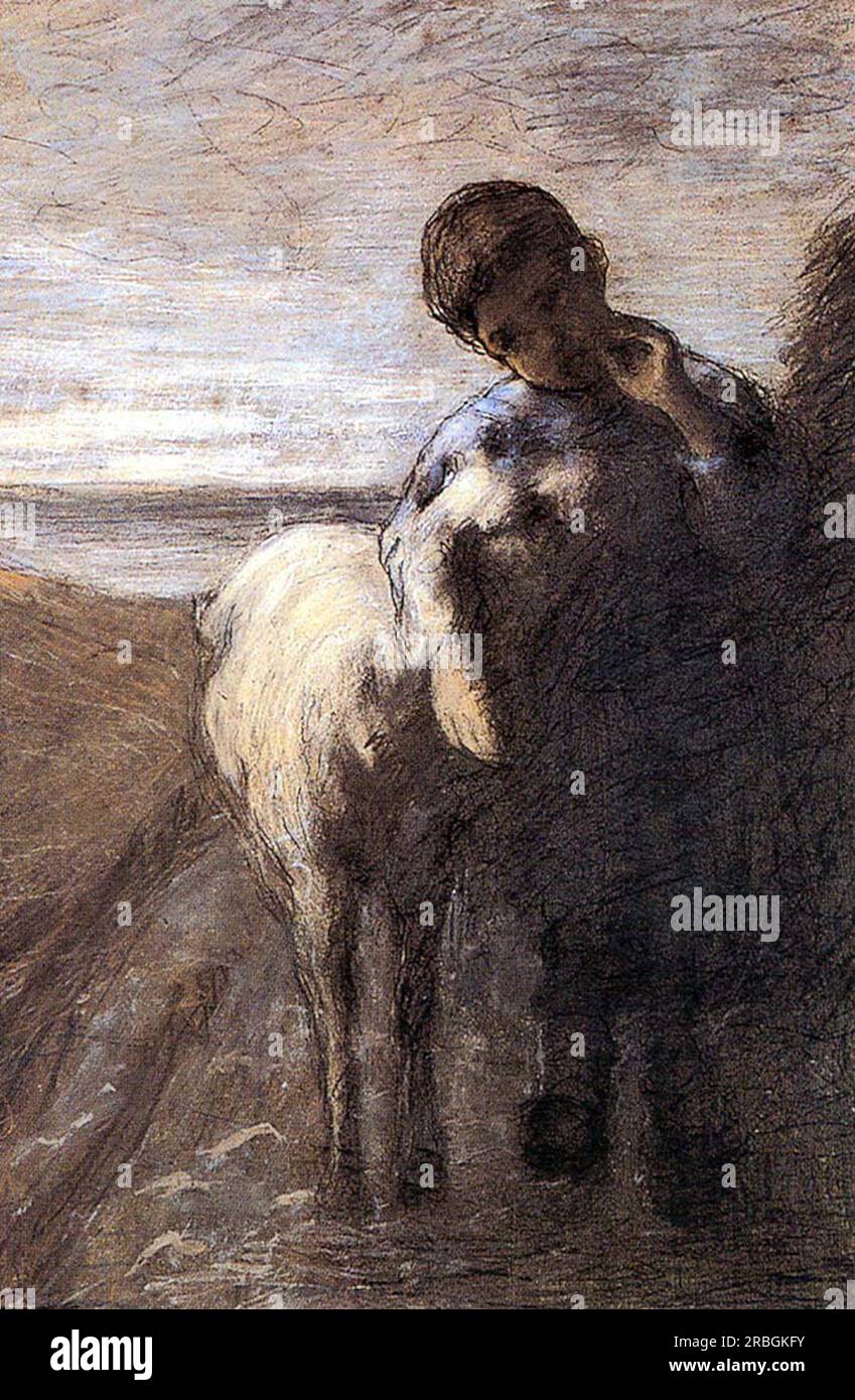 Boy with lamb hi-res stock photography and images - Alamy