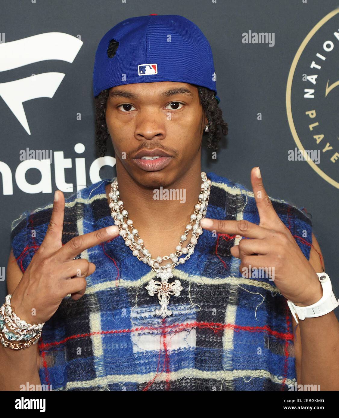 Las Vegas, USA. 09th July, 2023. Lil Baby arriving at the Fanatics x ...