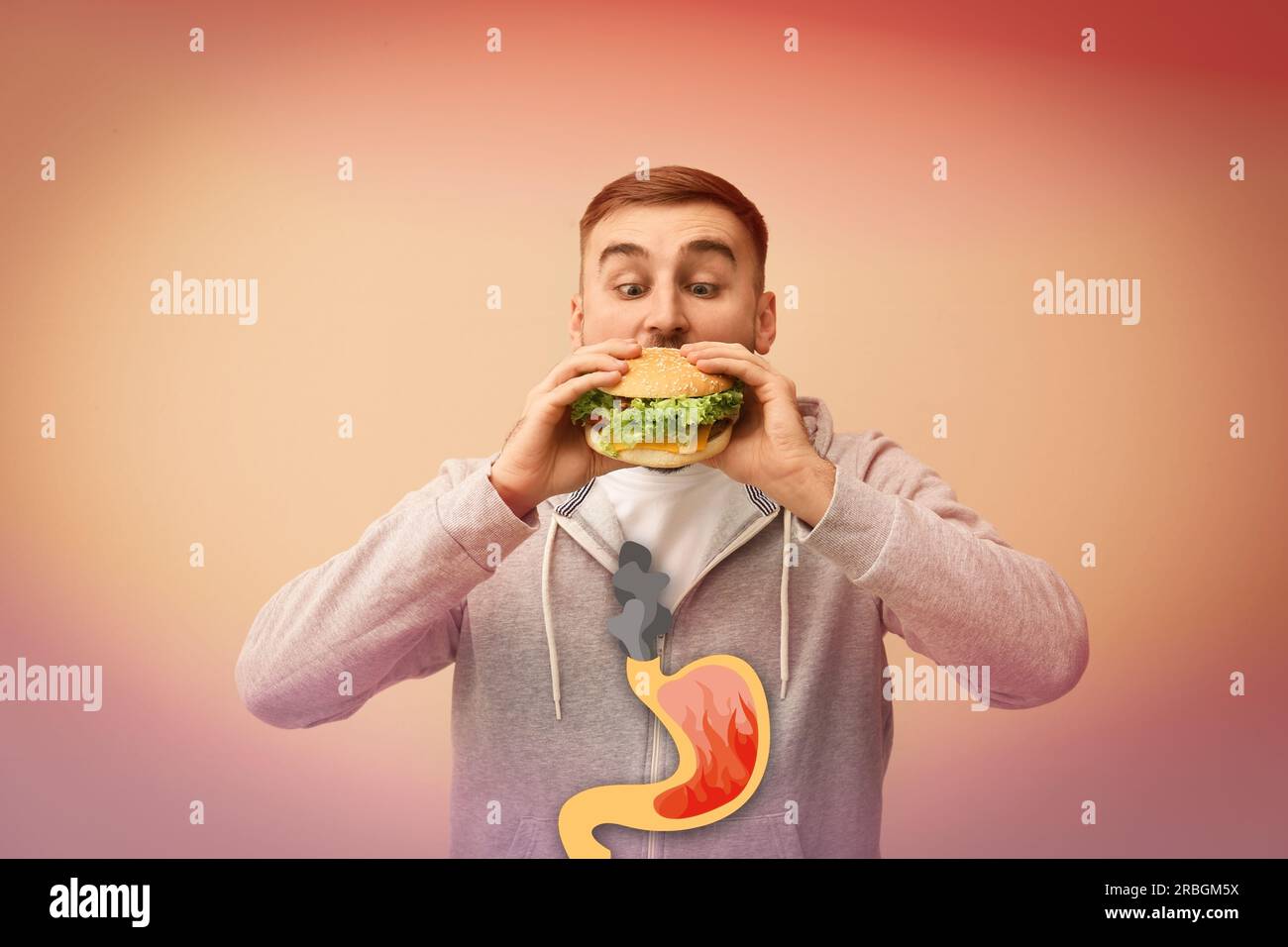 Improper nutrition can lead to heartburn or other gastrointestinal ...