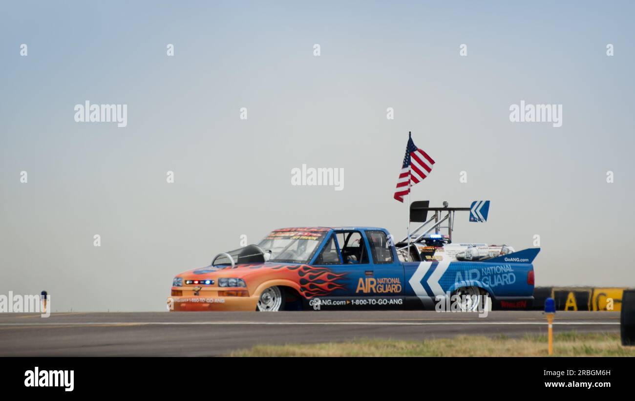 Flash Fire Jet Truck Stock Photo - Alamy