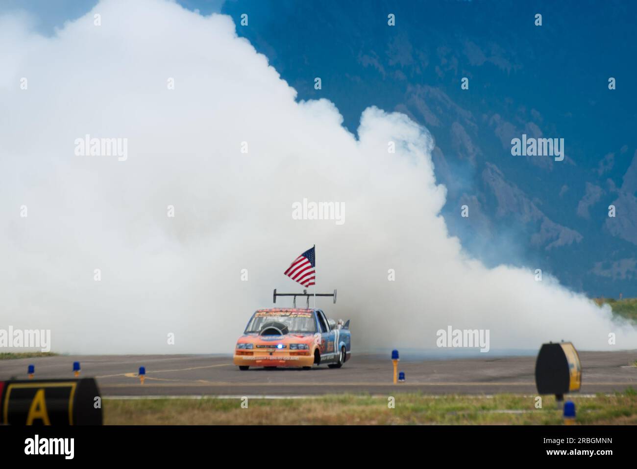 Flash Fire Jet Truck Stock Photo - Alamy