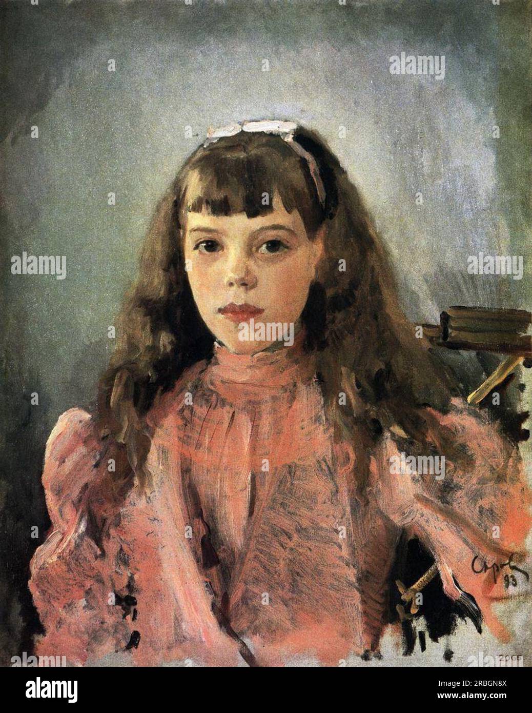 Portrait of Grand Duchess Olga Alexandrovna 1893 by Valentin Serov ...