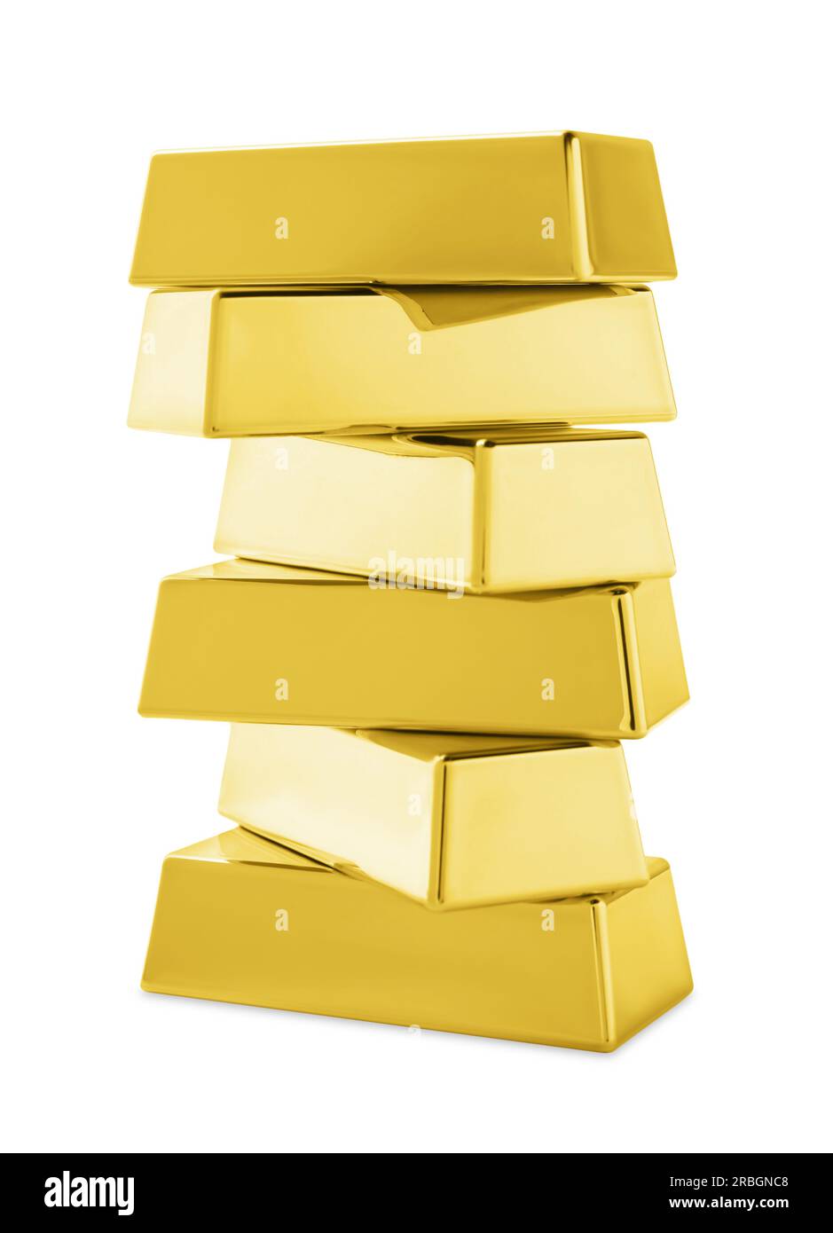 Many shiny gold bars isolated on white Stock Photo - Alamy