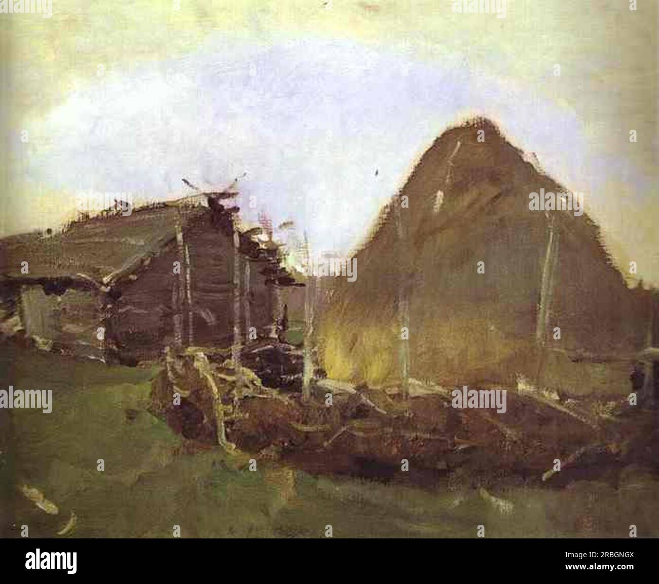 Russian haystack hi-res stock photography and images - Alamy