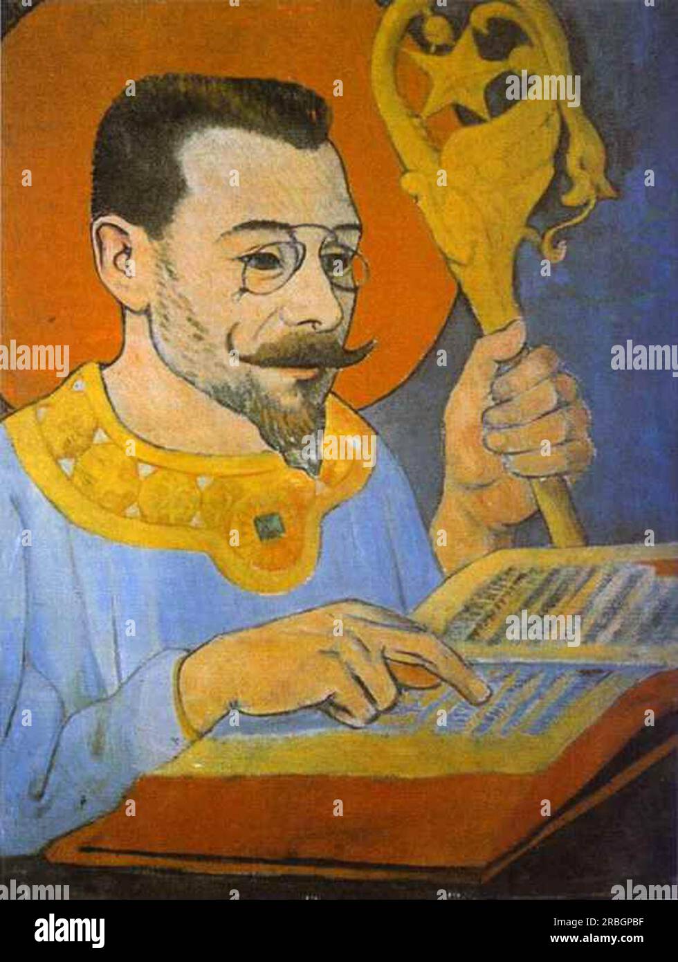 Portrait of paul ranson dressed as a prophet hi-res stock photography ...
