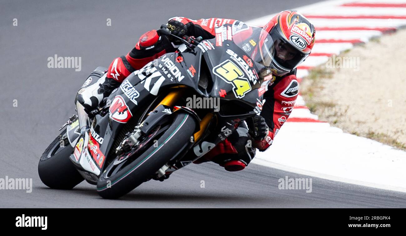 July 08 2023 Monterey, CA, U.S.A Richie Escalante(54)coming out of turn ...