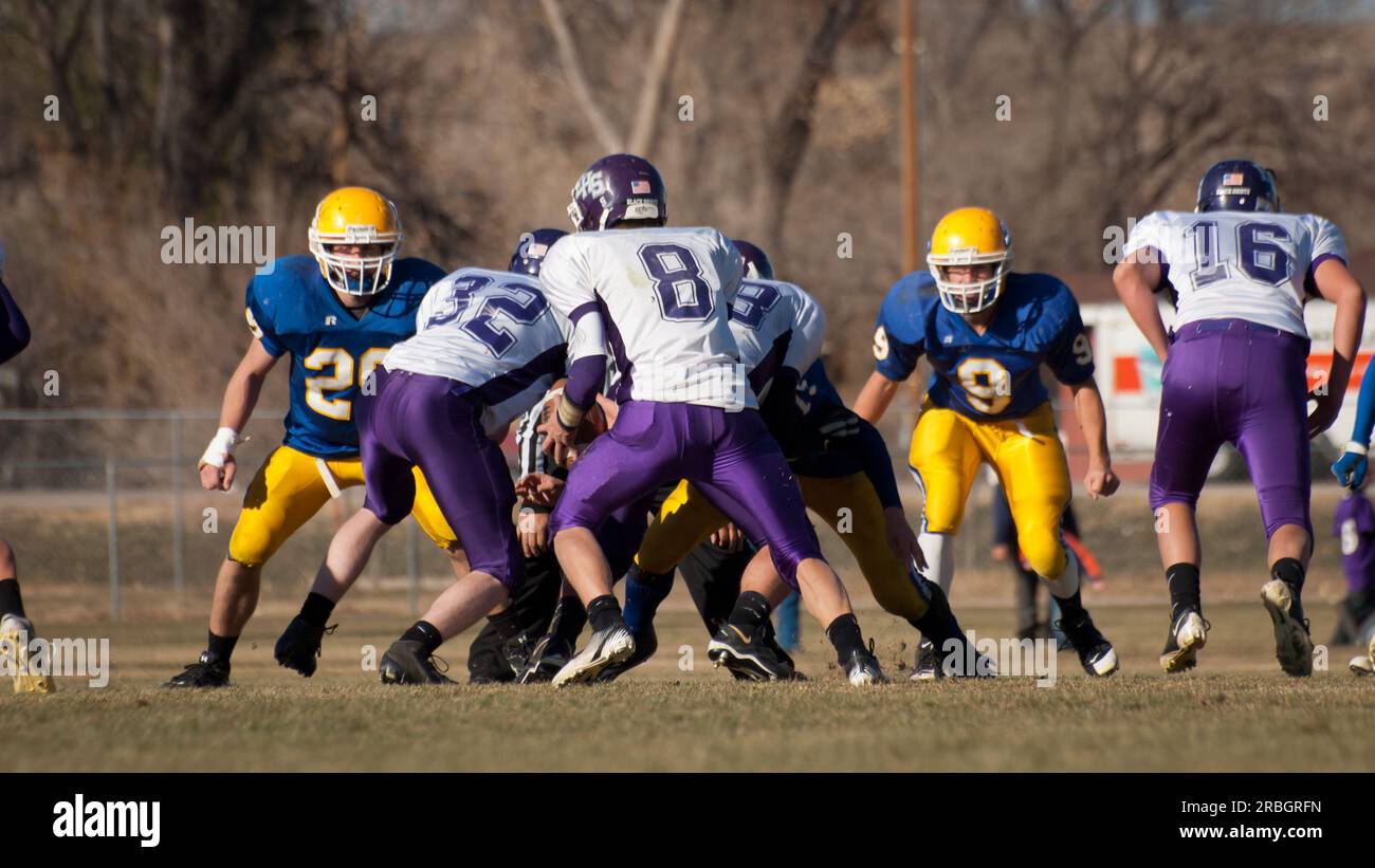 High School Football Stock Photo - Alamy