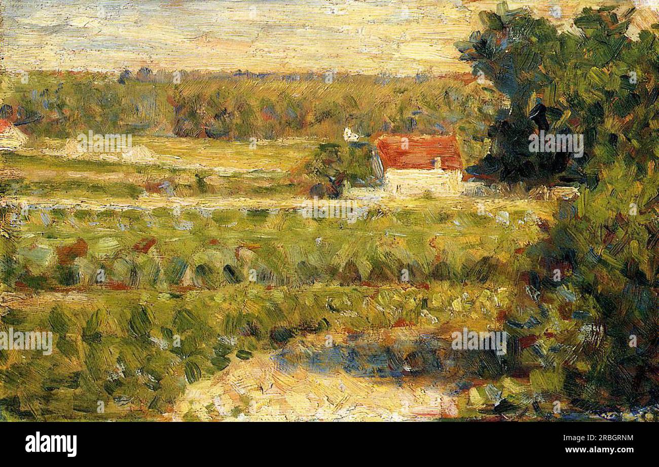 1883 seurat landscape hi-res stock photography and images - Alamy