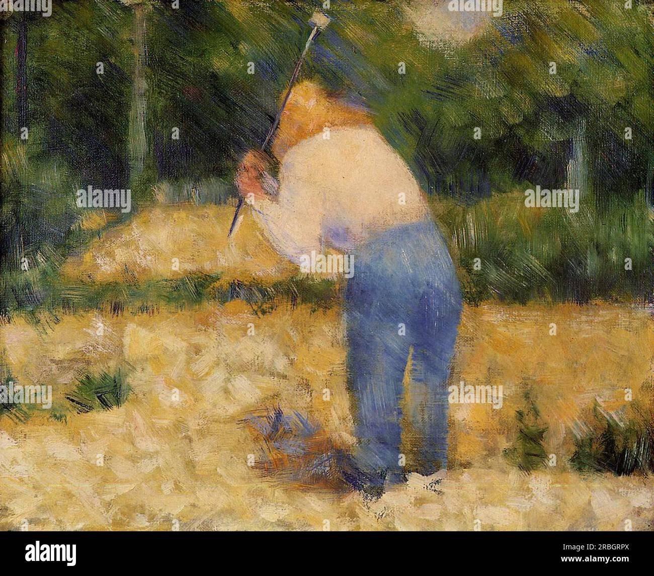 The Stone Breaker 1881 - 1882; France by Georges Seurat Stock Photo - Alamy