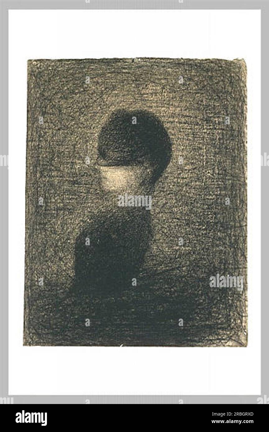 Voilette 1883; France by Georges Seurat Stock Photo - Alamy