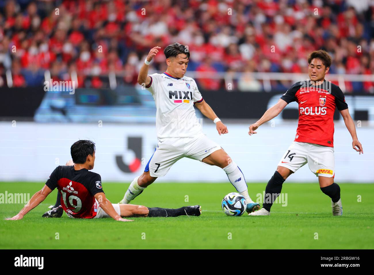 Saitama Stadium 2002, Saitama, Japan. 8th July, 2023. (L-R) Kuryu ...