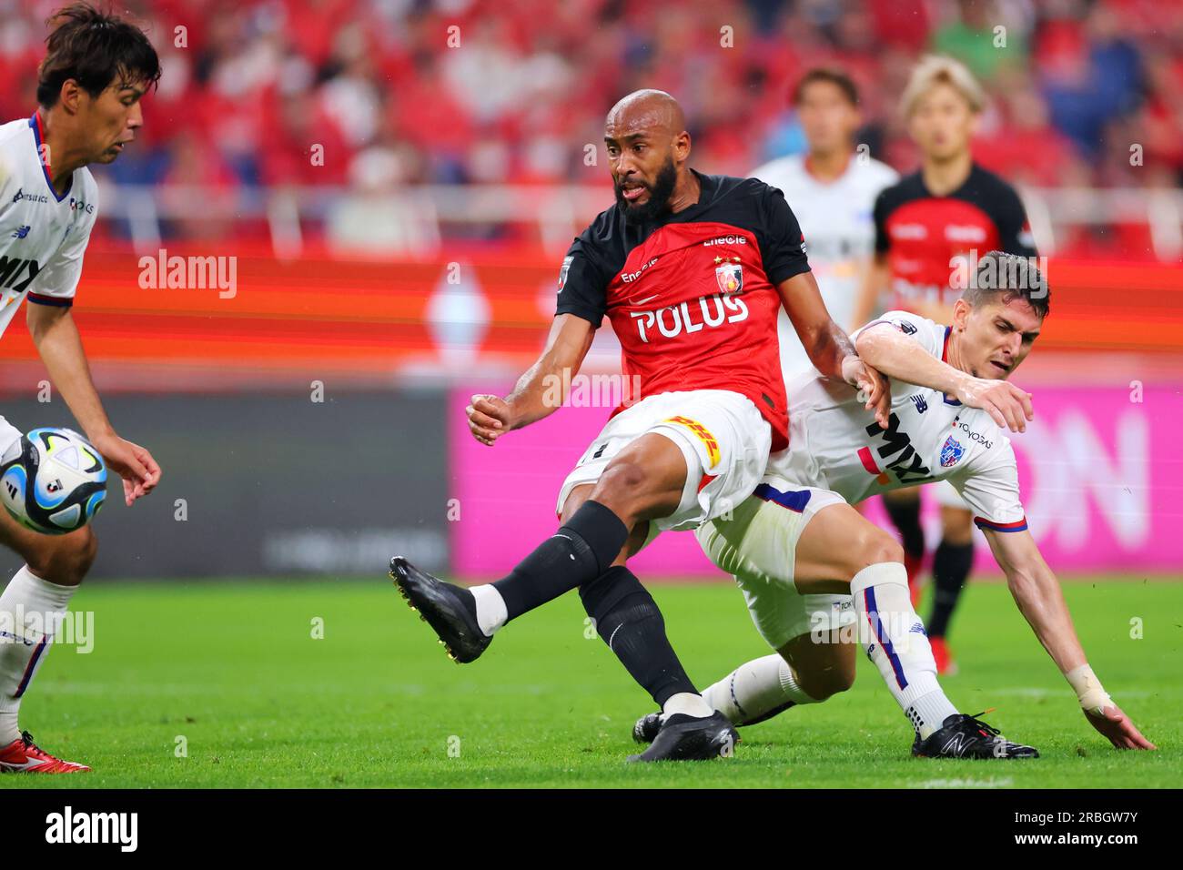 Saitama Stadium 2002, Saitama, Japan. 8th July, 2023. (L-R) Jose Kante ...