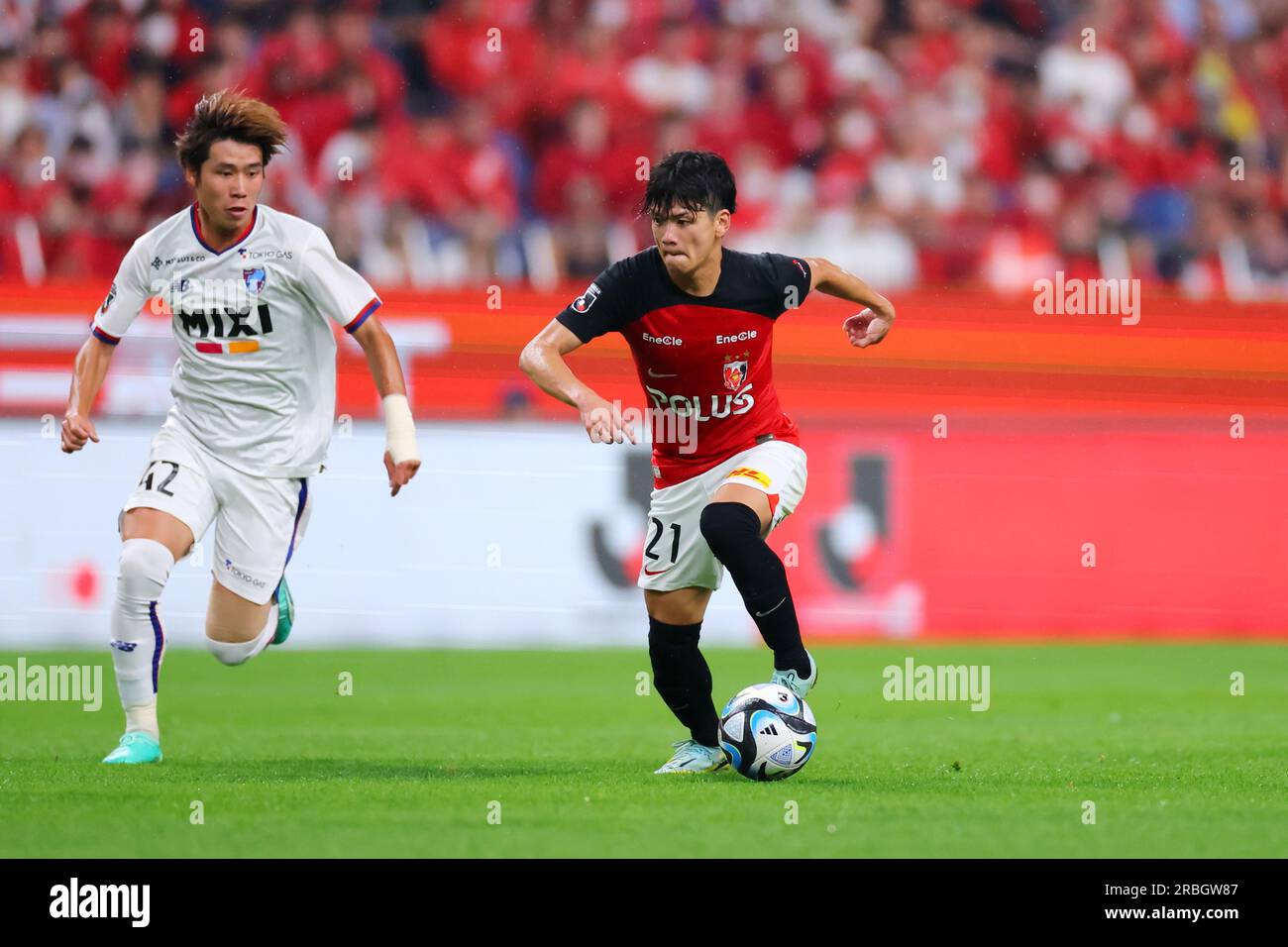 Saitama Stadium 2002, Saitama, Japan. 8th July, 2023. (L-R) Leon Nozawa ...