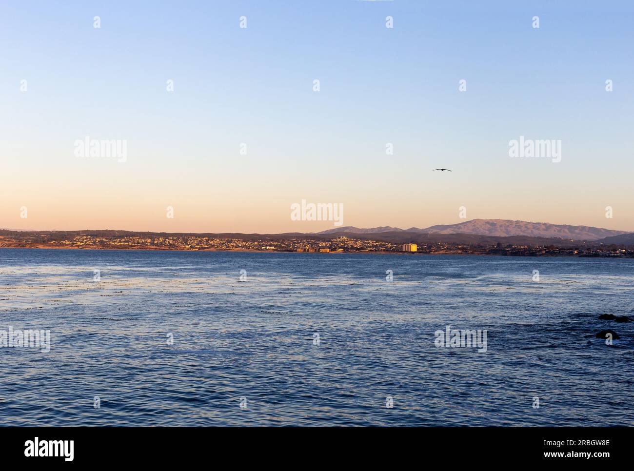 View of pacific ocean at sunset hi-res stock photography and images - Alamy