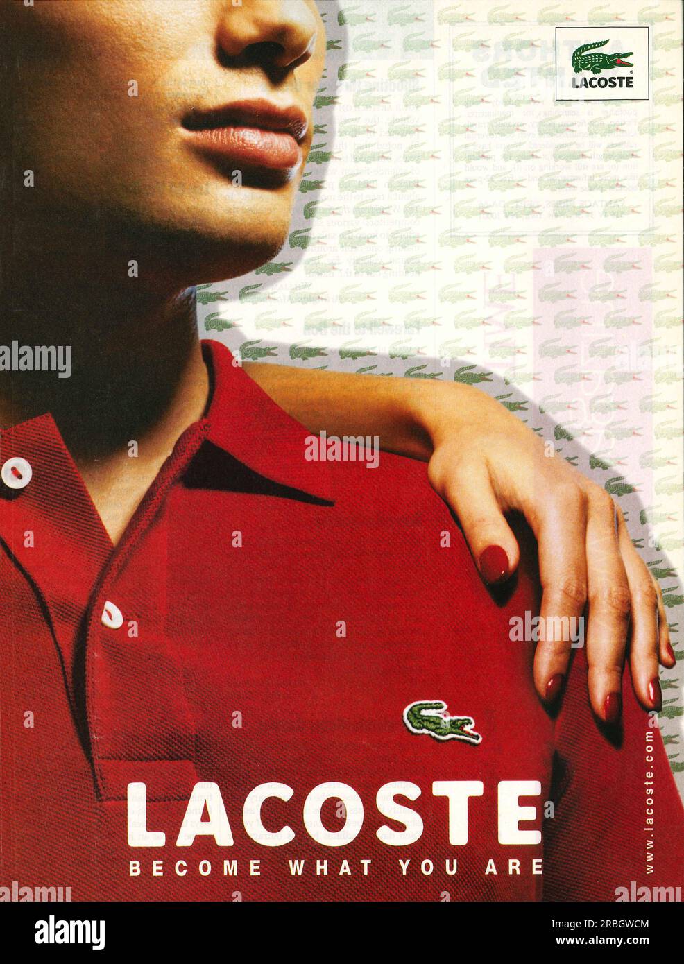 Lacoste ad hi-res stock photography and images - Alamy