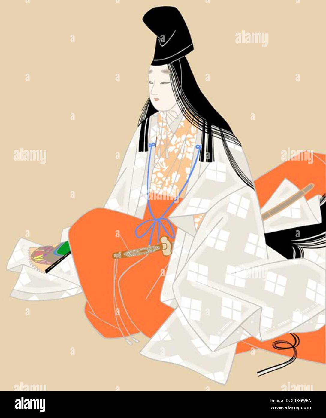 Shizuka 1944 by Uemura Shoen Stock Photo - Alamy