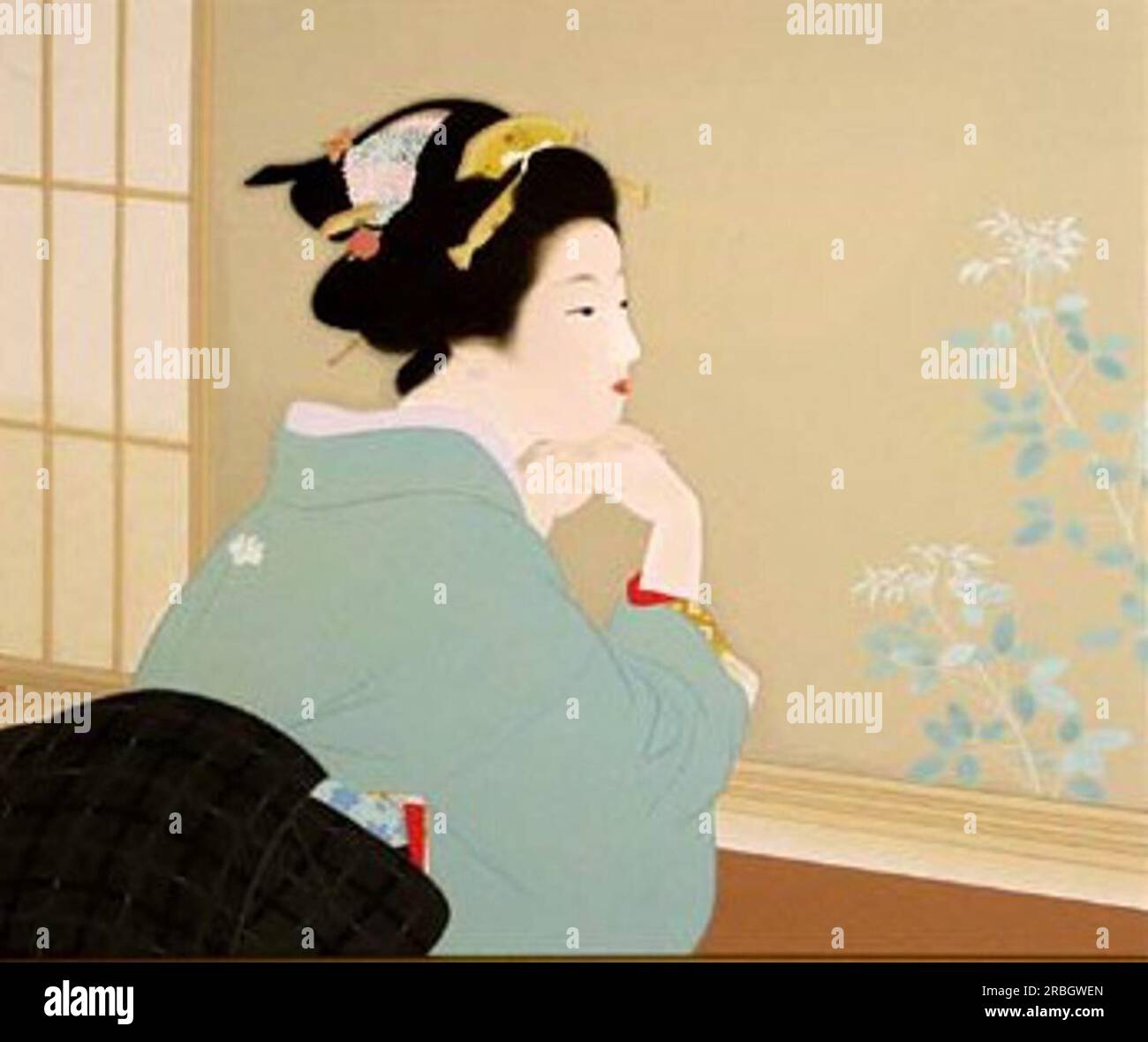 Young Leaves 1940 by Uemura Shoen Stock Photo - Alamy