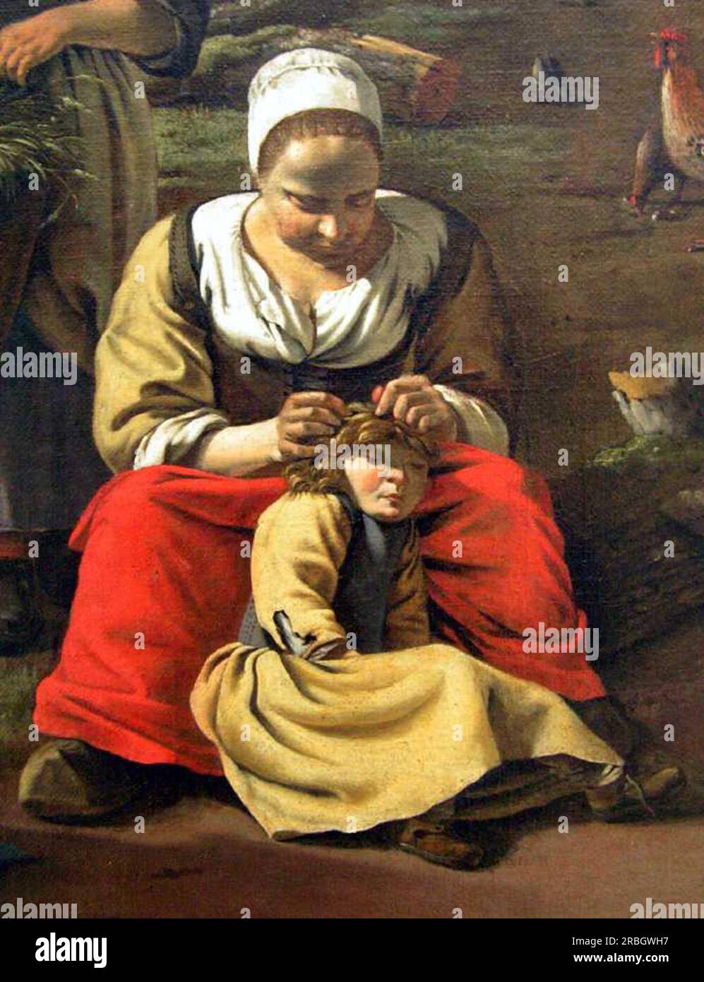 Delousing scene hi-res stock photography and images - Alamy