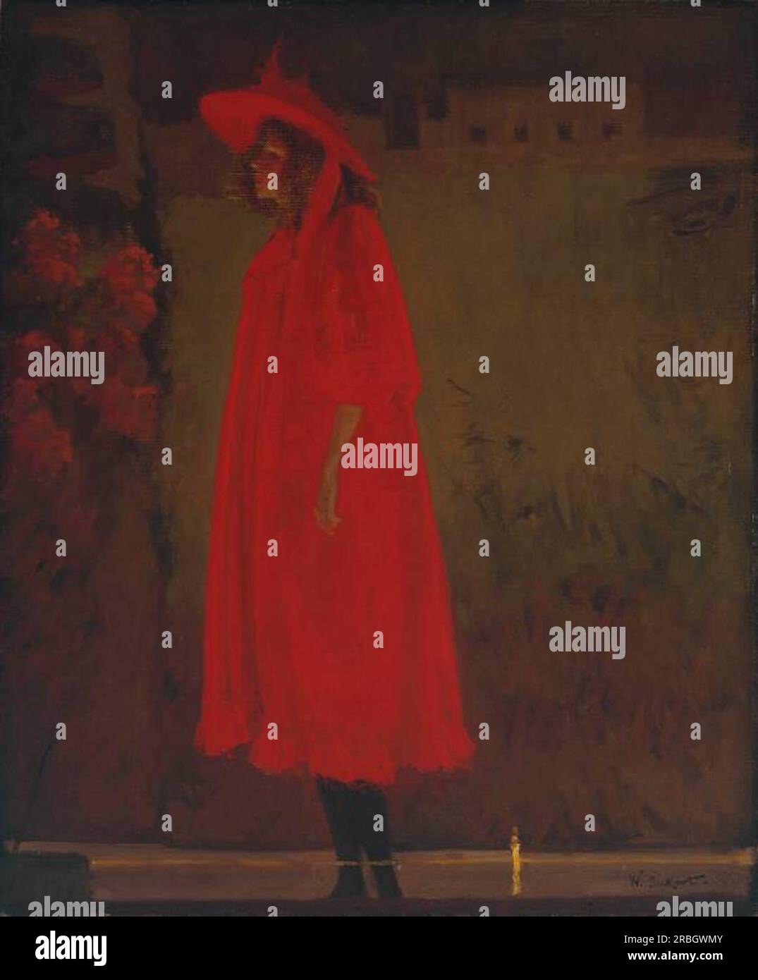 Minnie Cunningham at the Old Bedford 1892 by Walter Sickert Stock Photo ...